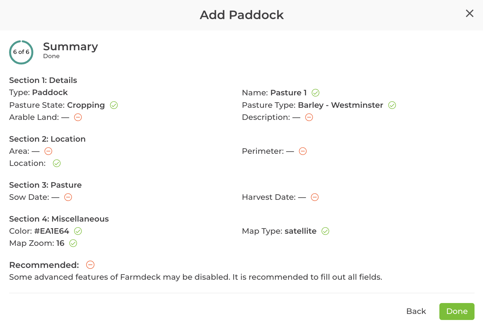 Add your first paddock - Farmdeck