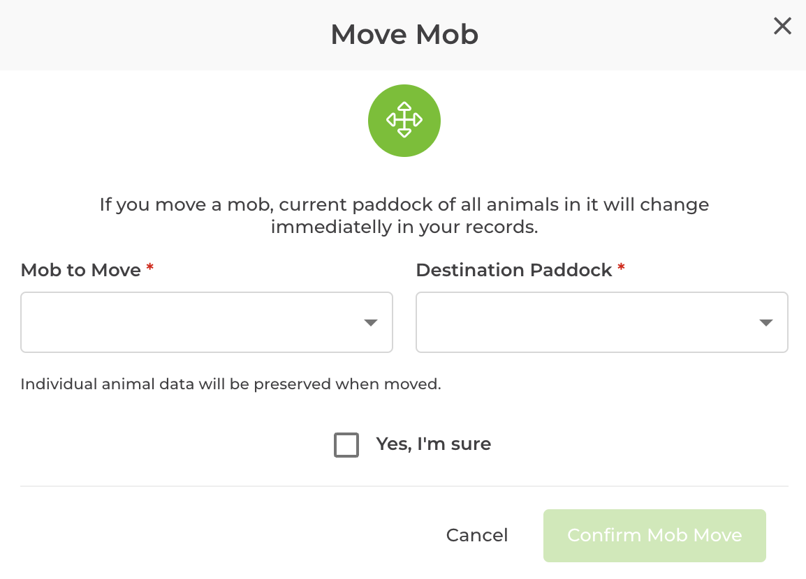 Move a mob - Farmdeck