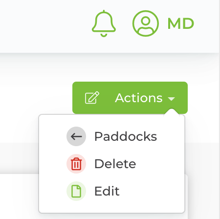 Delete a paddock - Farmdeck