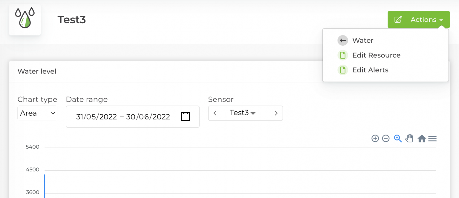 Edit a water sensor - Farmdeck