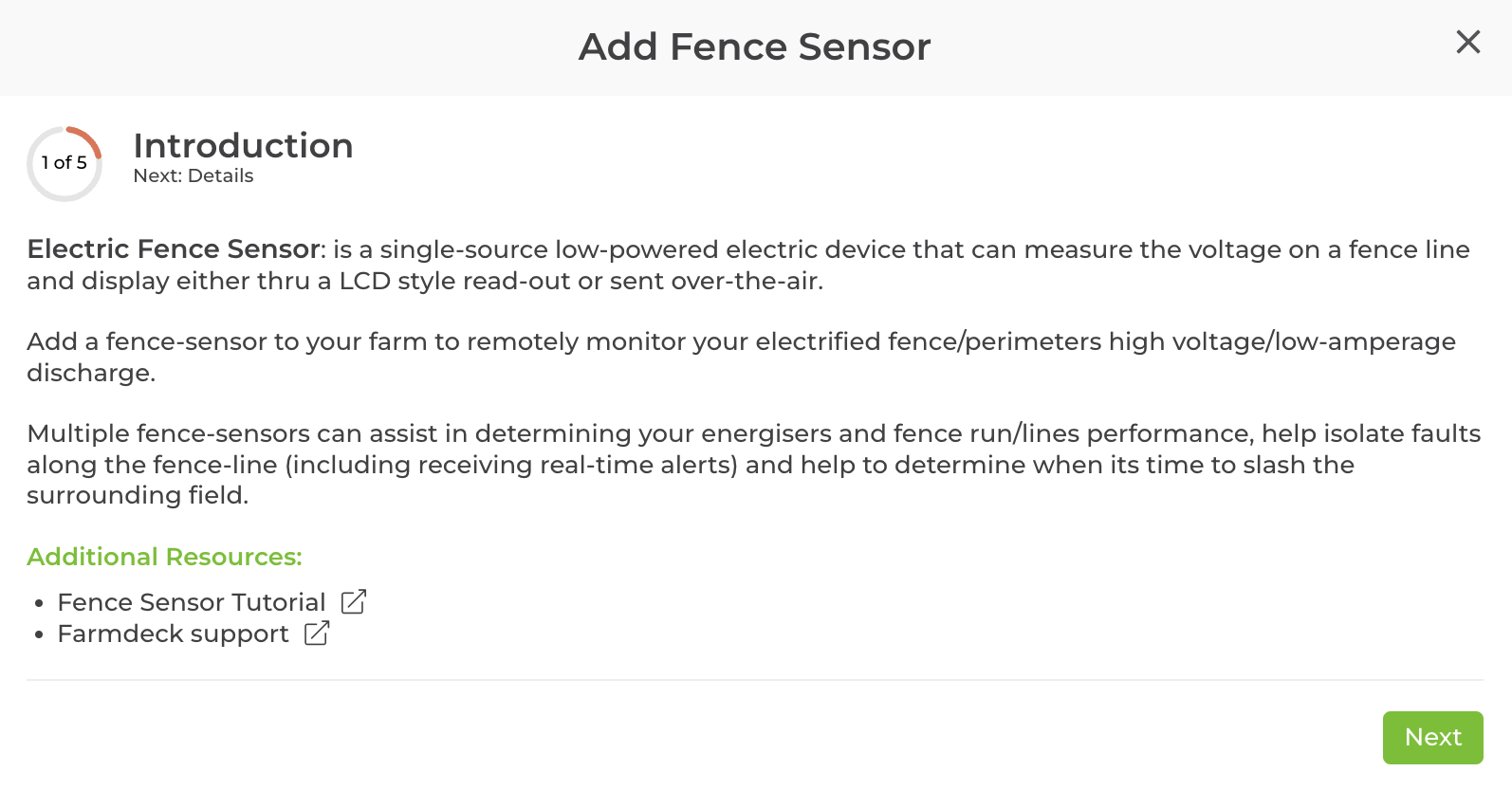 Add a fence sensor - Farmdeck